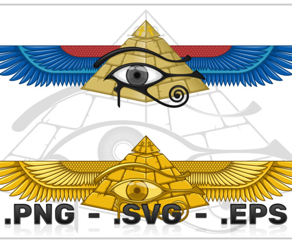 ArtStation - Egypt winged pyramid vector design | Artworks