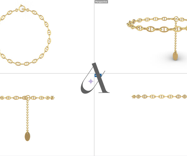 ArtStation - CD Chain - Bracelet | Resources