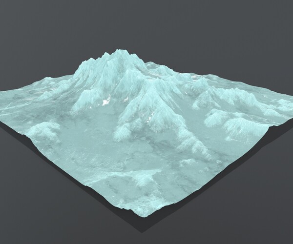 ArtStation - Snow Mountain | Game Assets
