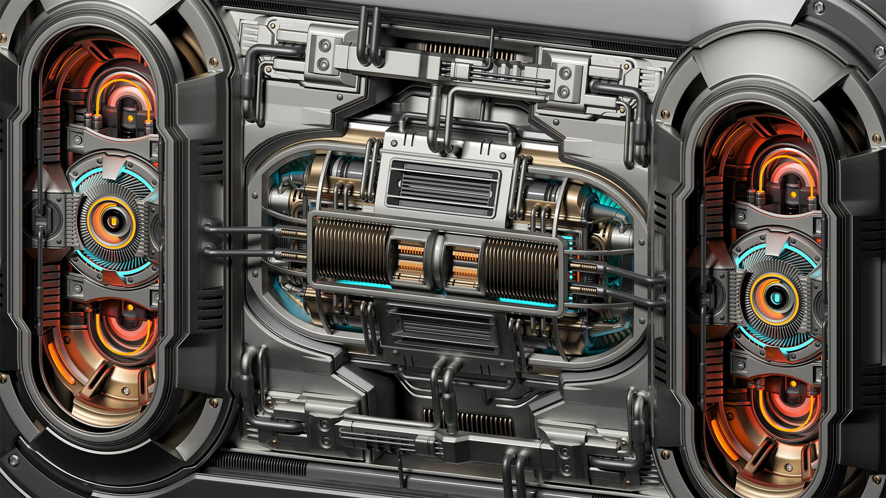 ArtStation - Sci-Fi Kitbash - Futuristic Panel 1 (Max,OBj,FBX) | Resources