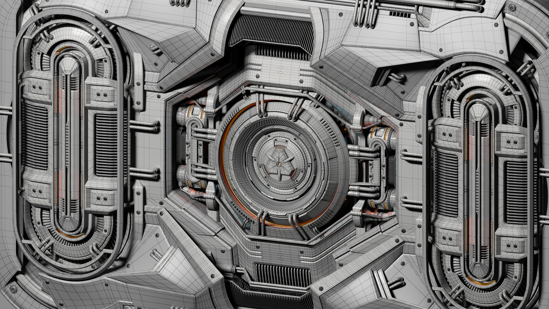 ArtStation - Sci-Fi Kitbash - Futuristic Panel 4 (Max,OBj,FBX) | Resources