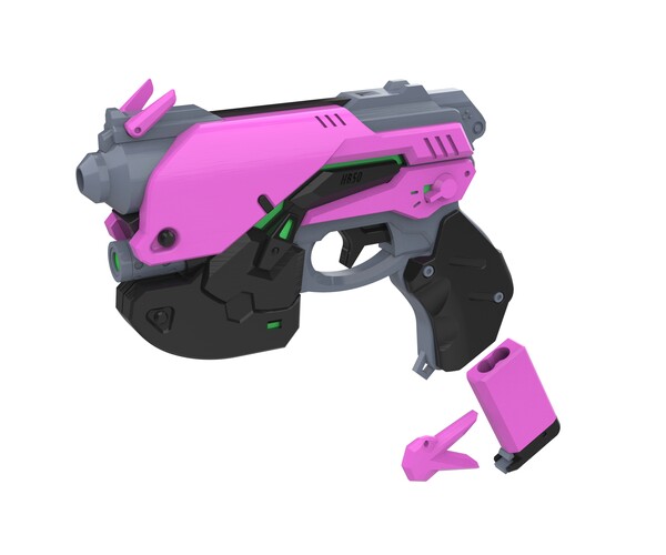 ArtStation - DVA GUN ORIGINAL SKIN - OVERWATCH - PRINTABLE 3D MODEL ...