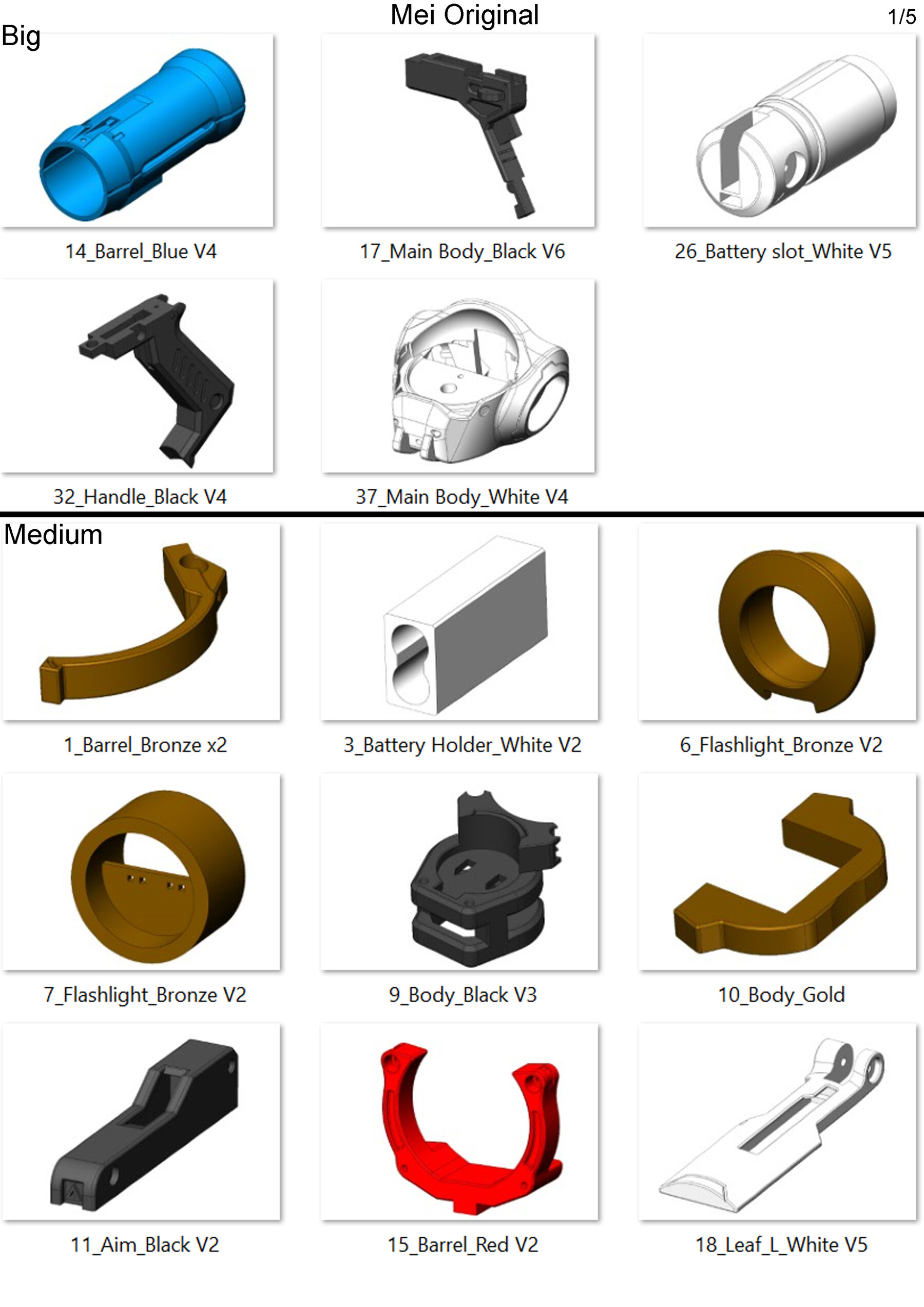 ArtStation - Mei Gun - Overwatch - Printable 3d model - STL files ...