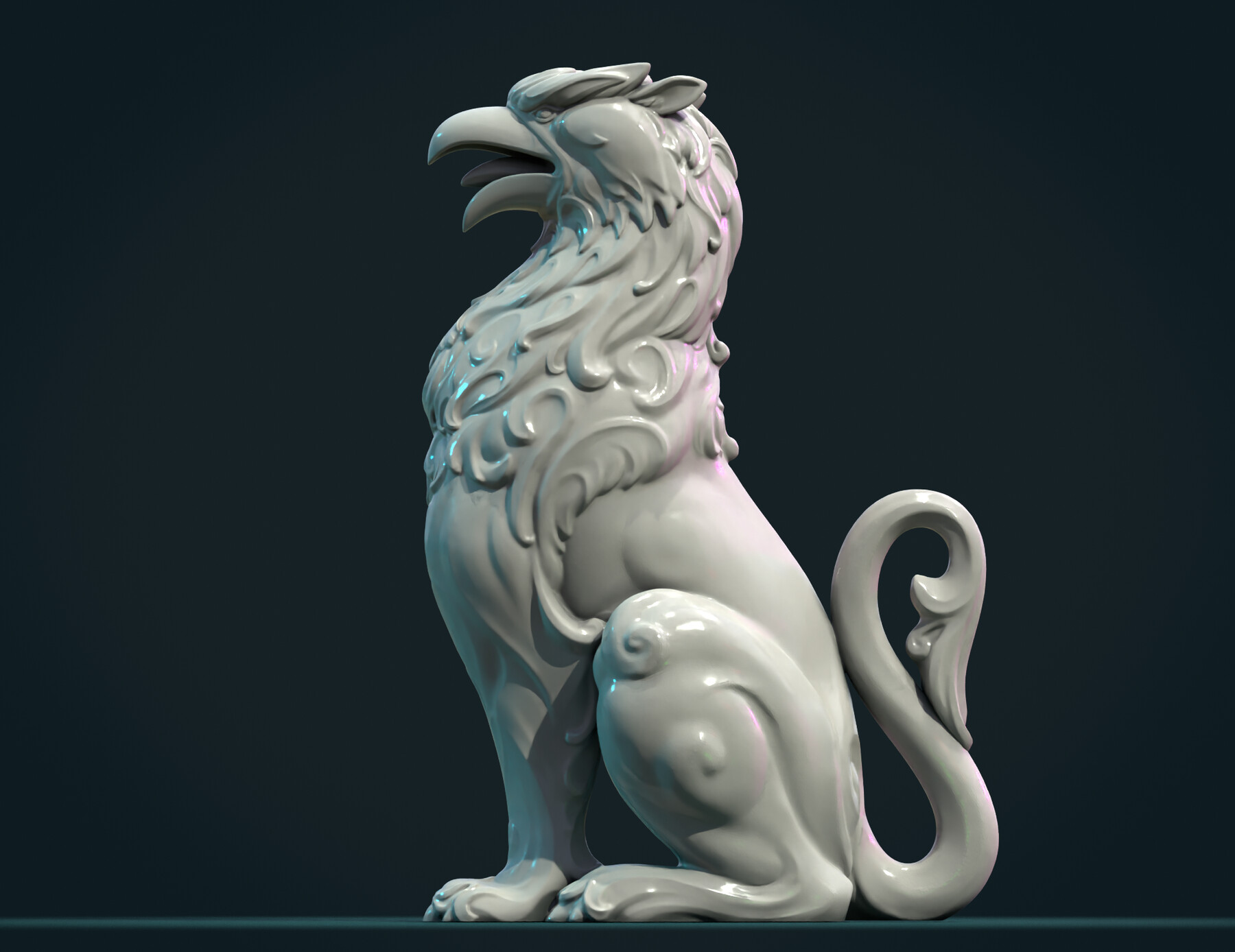 ArtStation - Griffon Sculpture | Resources