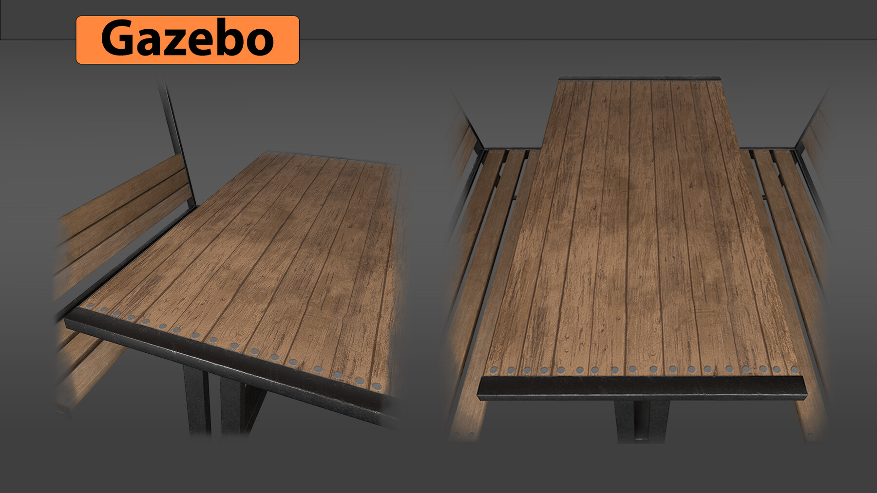 ArtStation - Gazebo | Game Assets