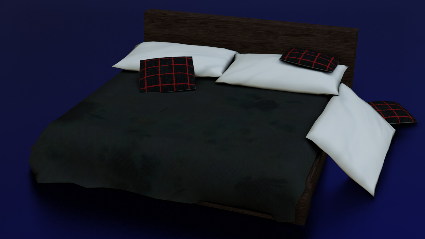 ArtStation - MESSY DIRTY BED LOW POLY GAME READY | Game Assets