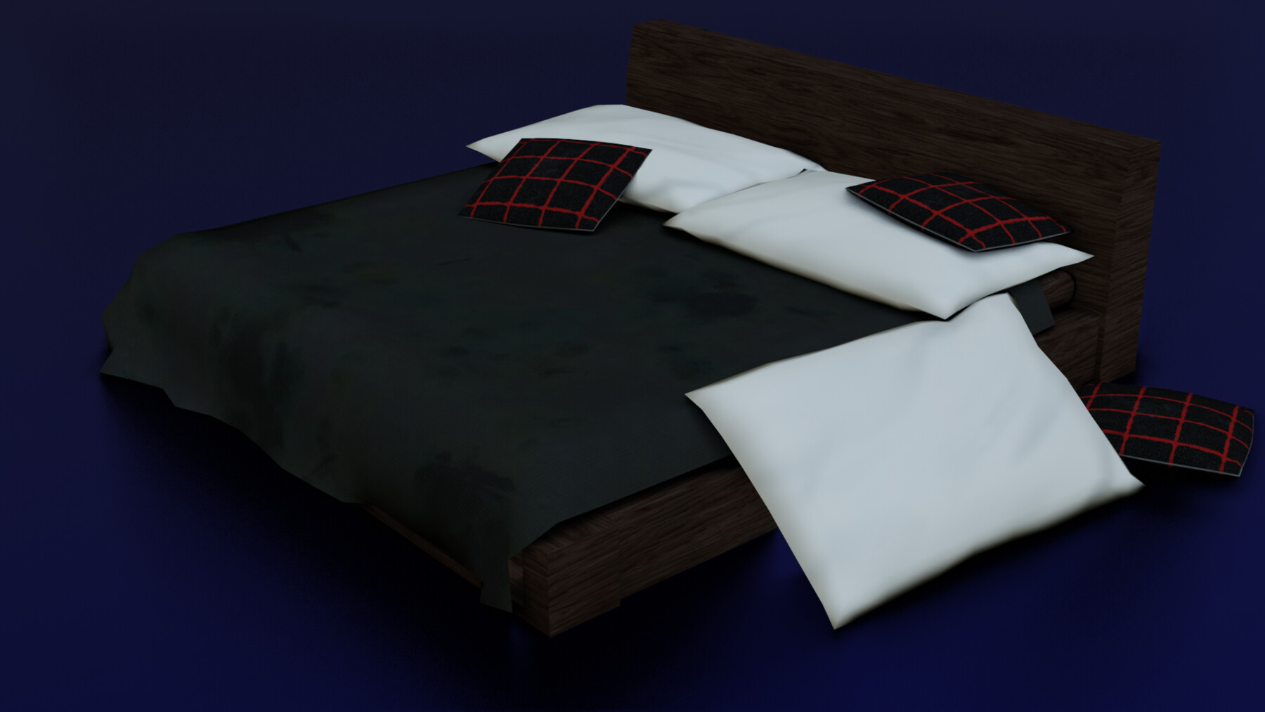 ArtStation - MESSY DIRTY BED LOW POLY GAME READY | Game Assets