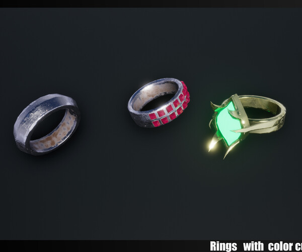 ArtStation - Rings | Game Assets