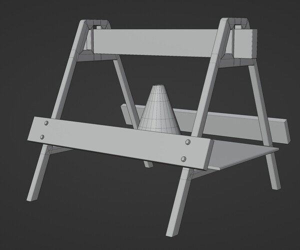 ArtStation - Safety Barrier | Game Assets