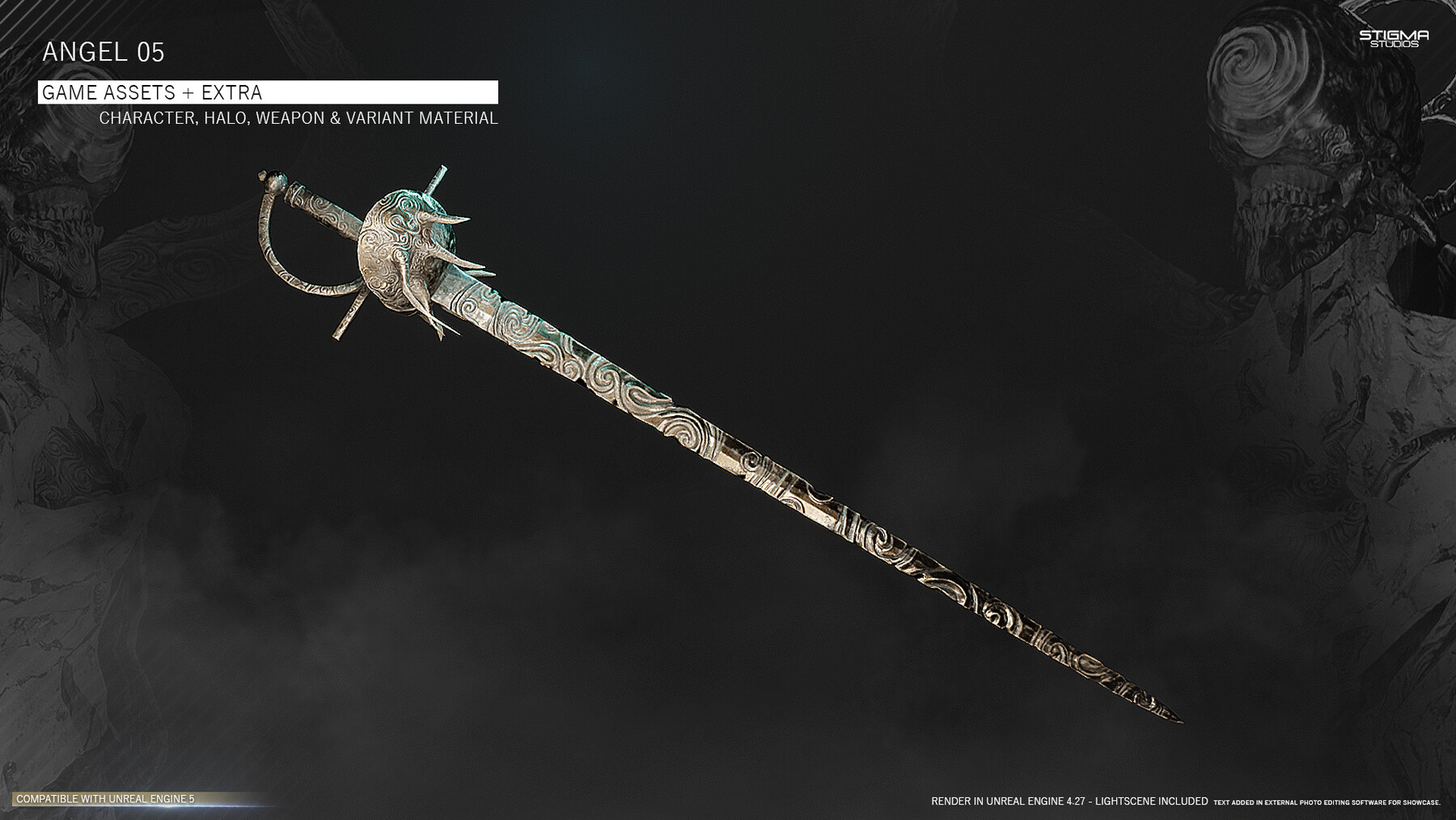 ArtStation - Angel 05 - Game Assets + Extra | Game Assets