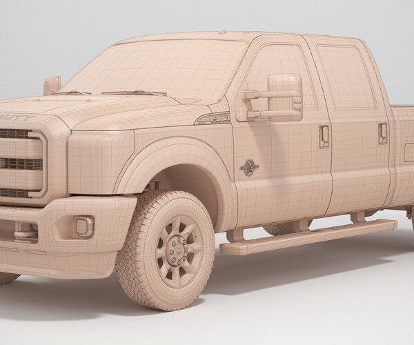 ArtStation - Ford Super Duty 2016 F350 Crew Cab | Resources