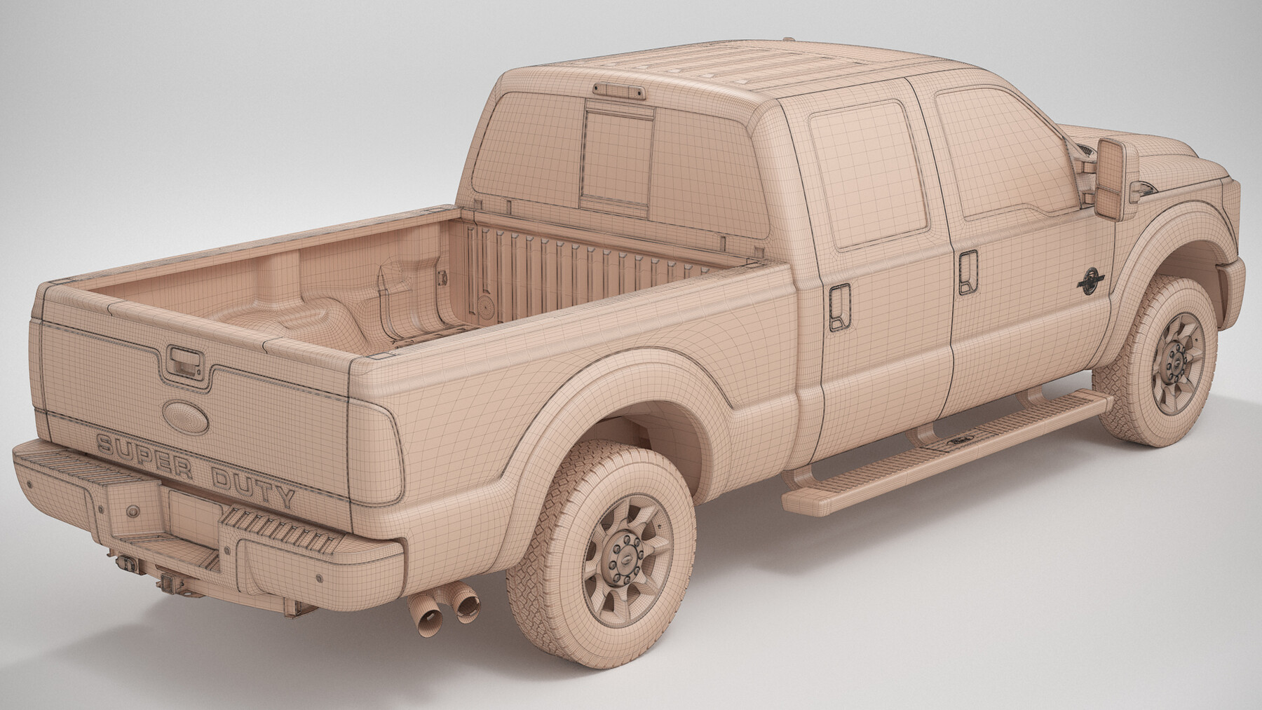ArtStation - Ford Super Duty 2016 F350 Crew Cab | Resources