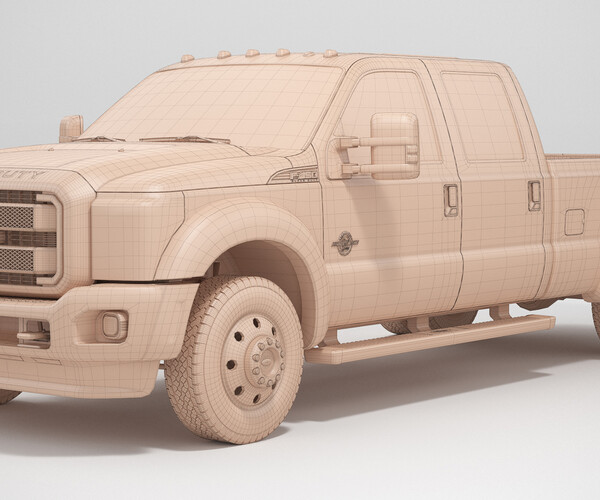 ArtStation - Ford Super Duty 2016 F450 Crew Cab DRW | Resources