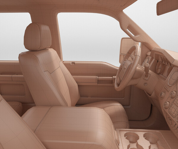 ArtStation - Ford Super Duty 2016 F450 Crew Cab DRW | Resources