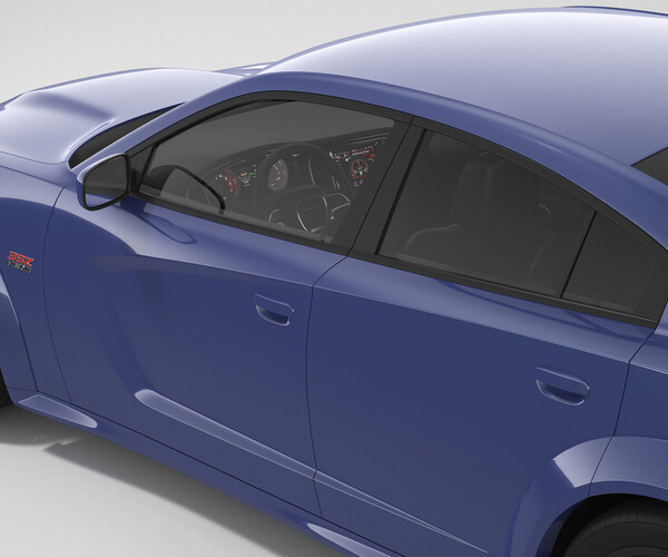 ArtStation - Dodge Charger Scat Pack Widebody 2021 | Resources
