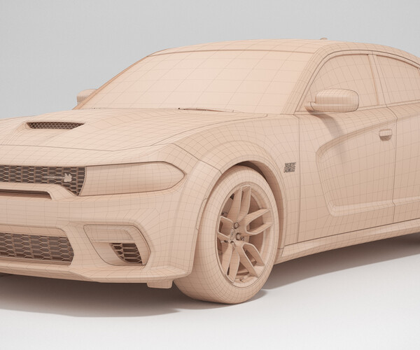 ArtStation - Dodge Charger Scat Pack Widebody 2021 | Resources