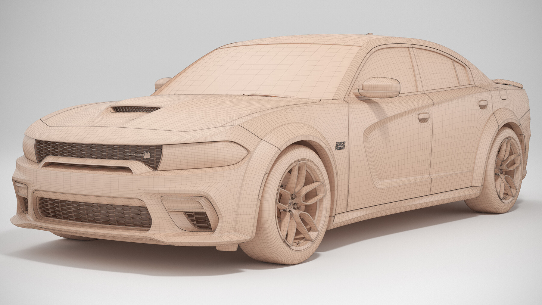 ArtStation - Dodge Charger Scat Pack Widebody 2021 | Resources