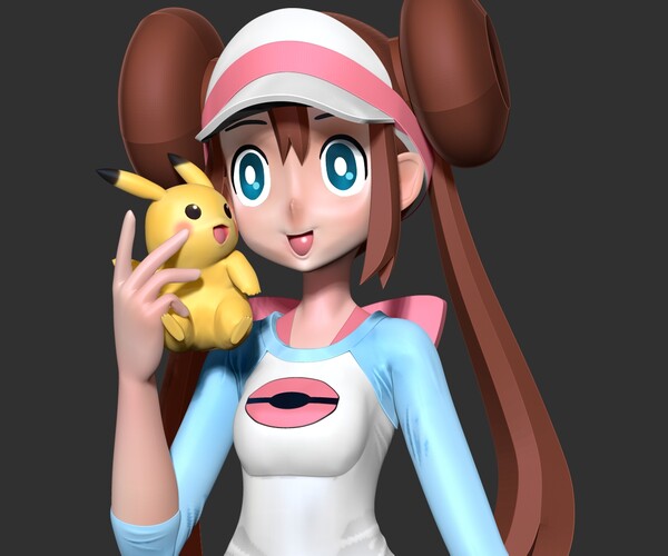 ArtStation - Rosa - Pokemon Masters Fanart | Resources