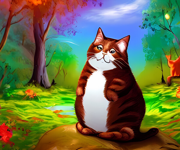 ArtStation - Fat Cat | Artworks