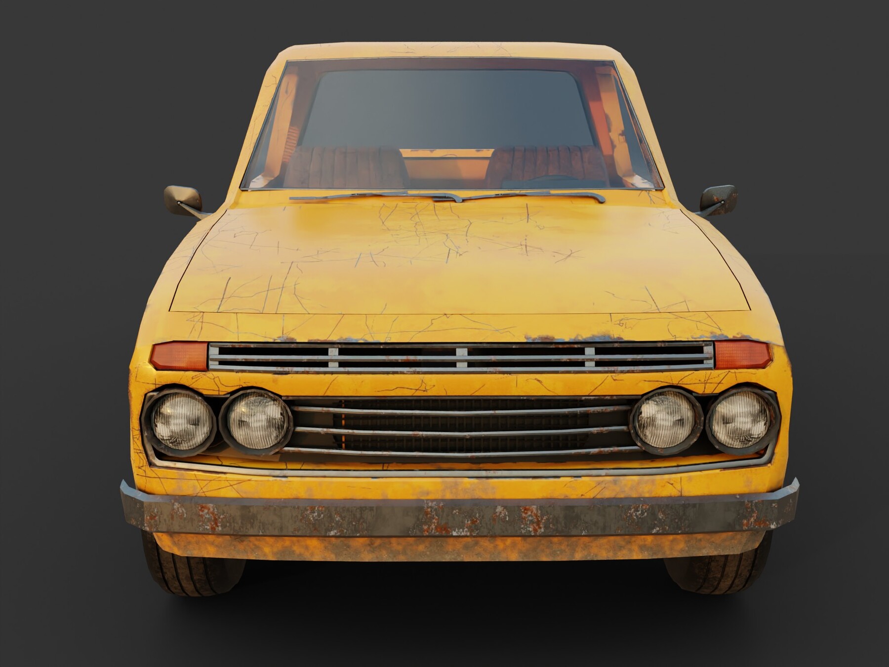 ArtStation - pick up truck | Game Assets