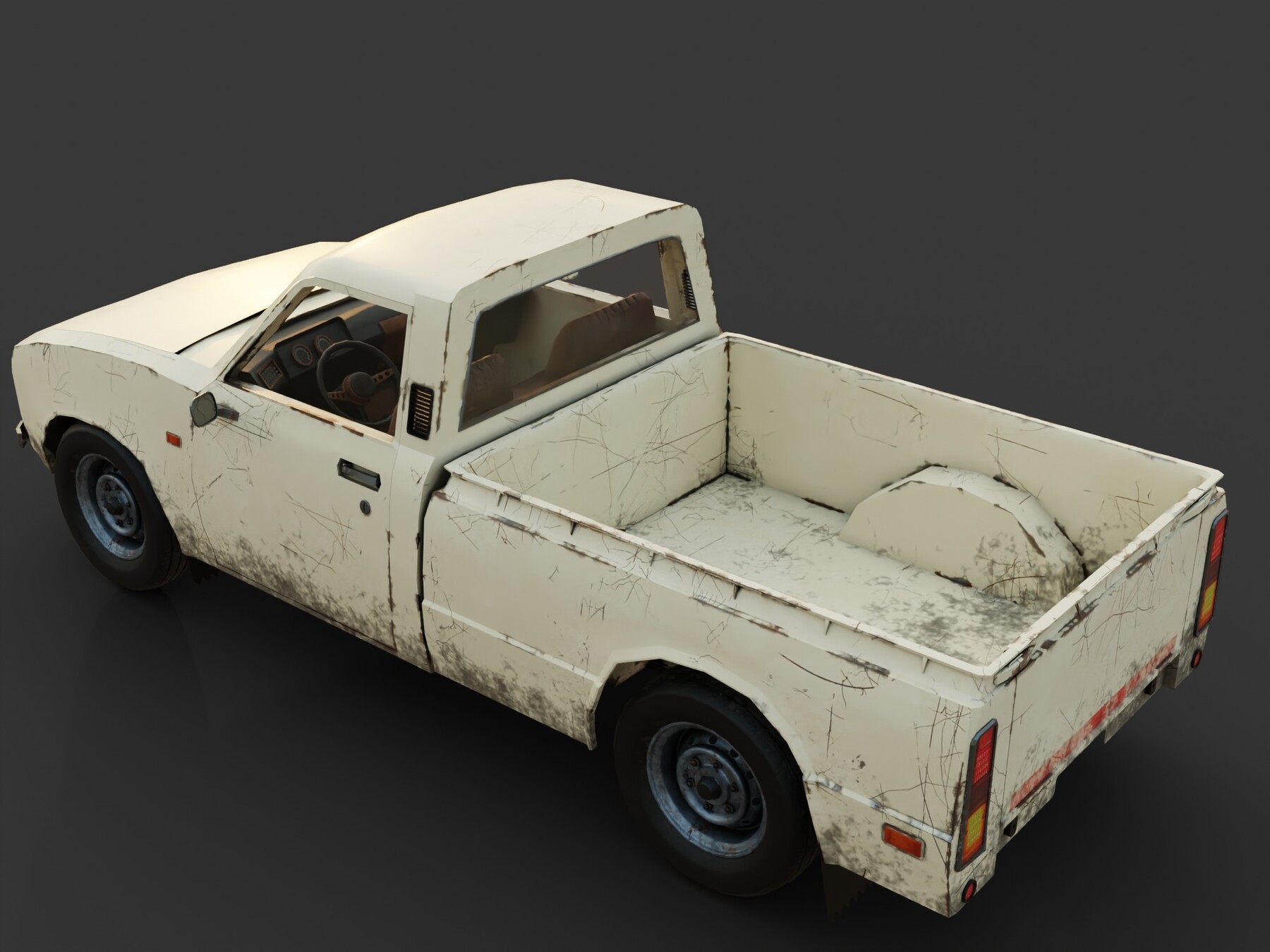 ArtStation - pick up truck | Game Assets