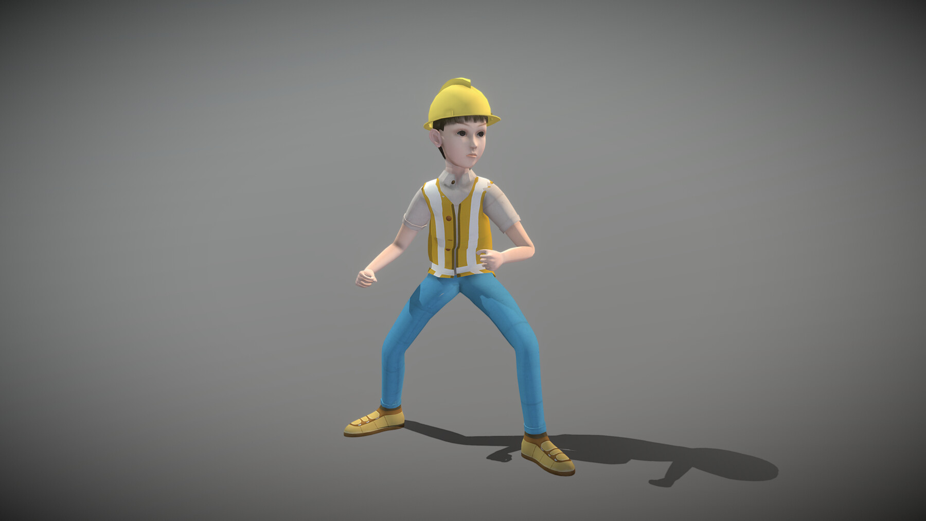 ArtStation - Cartoon Worker | Game Assets