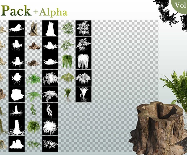 ArtStation - Png pack+Alpha | Artworks