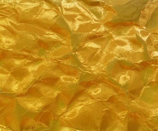 ArtStation - Gold Paper PBR Texture | Game Assets