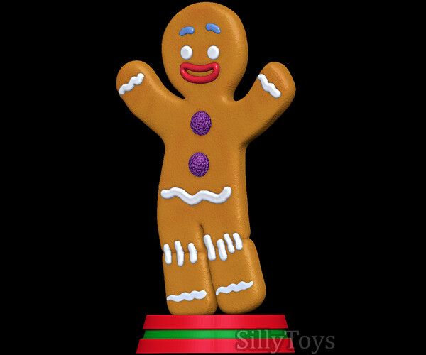 ArtStation - Gingerbread Man - Shrek 3D print model | Resources