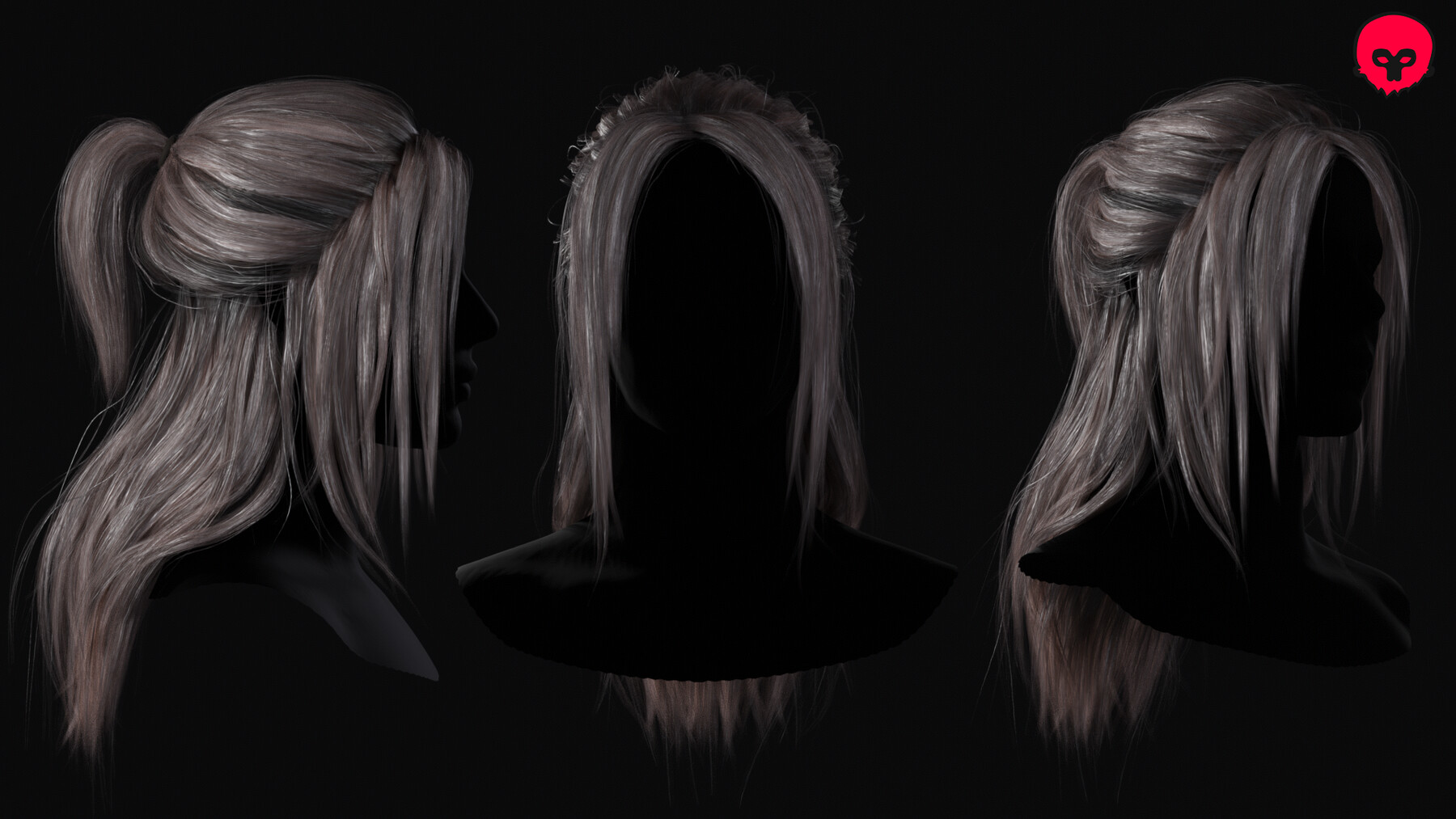 ArtStation - Real_time haircard 03 + UE5 data | Game Assets