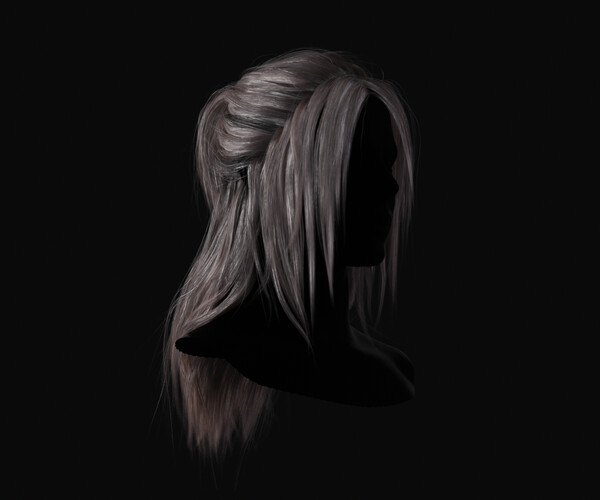 ArtStation - Real_time haircard 03 + UE5 data | Game Assets