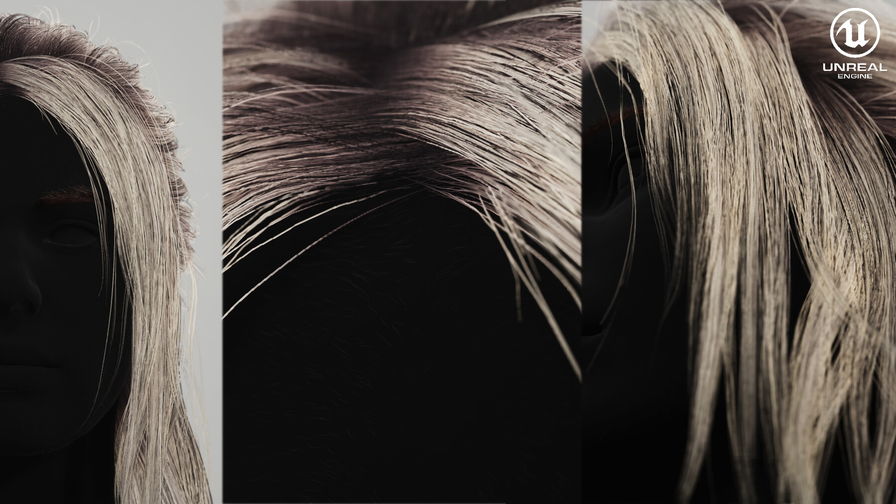 ArtStation - Real_time haircard 03 + UE5 data | Game Assets