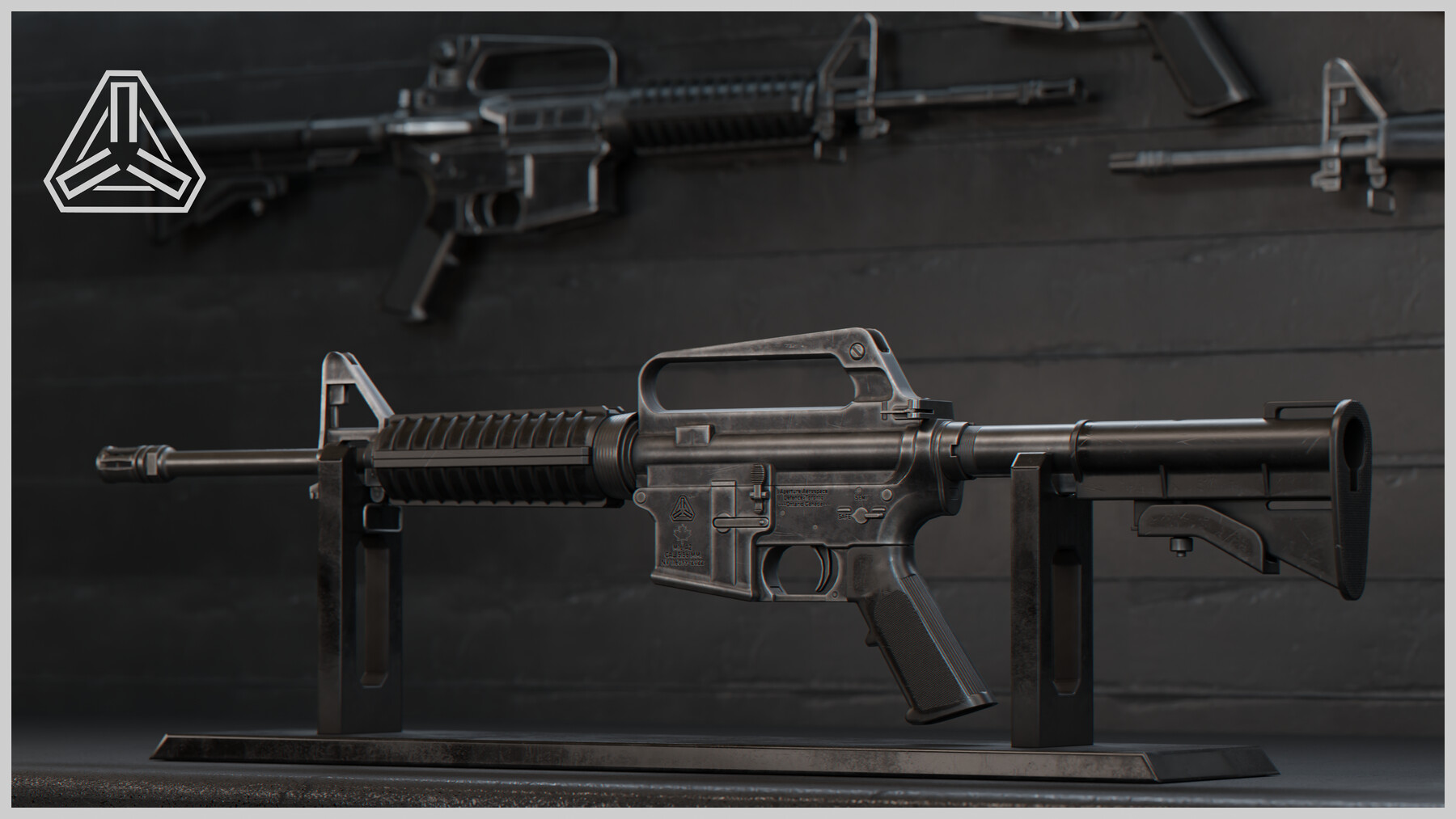 ArtStation - Colt Carbines Models 723 & 727 | Game Assets