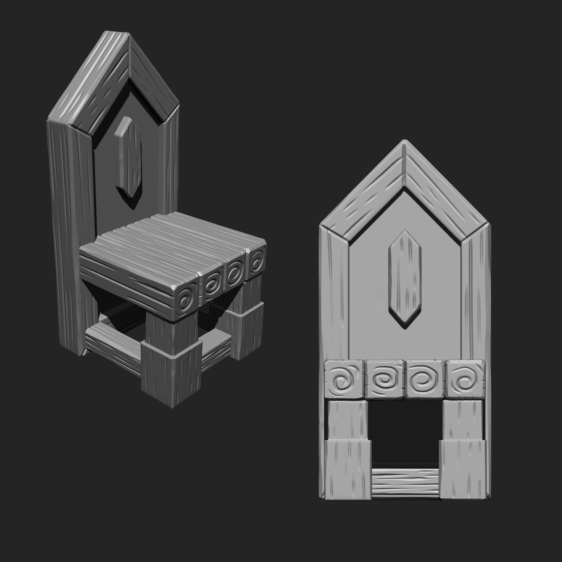 ArtStation - Stylized Objects IMM Brush Pack (19 in One) Vol. 3 | Brushes