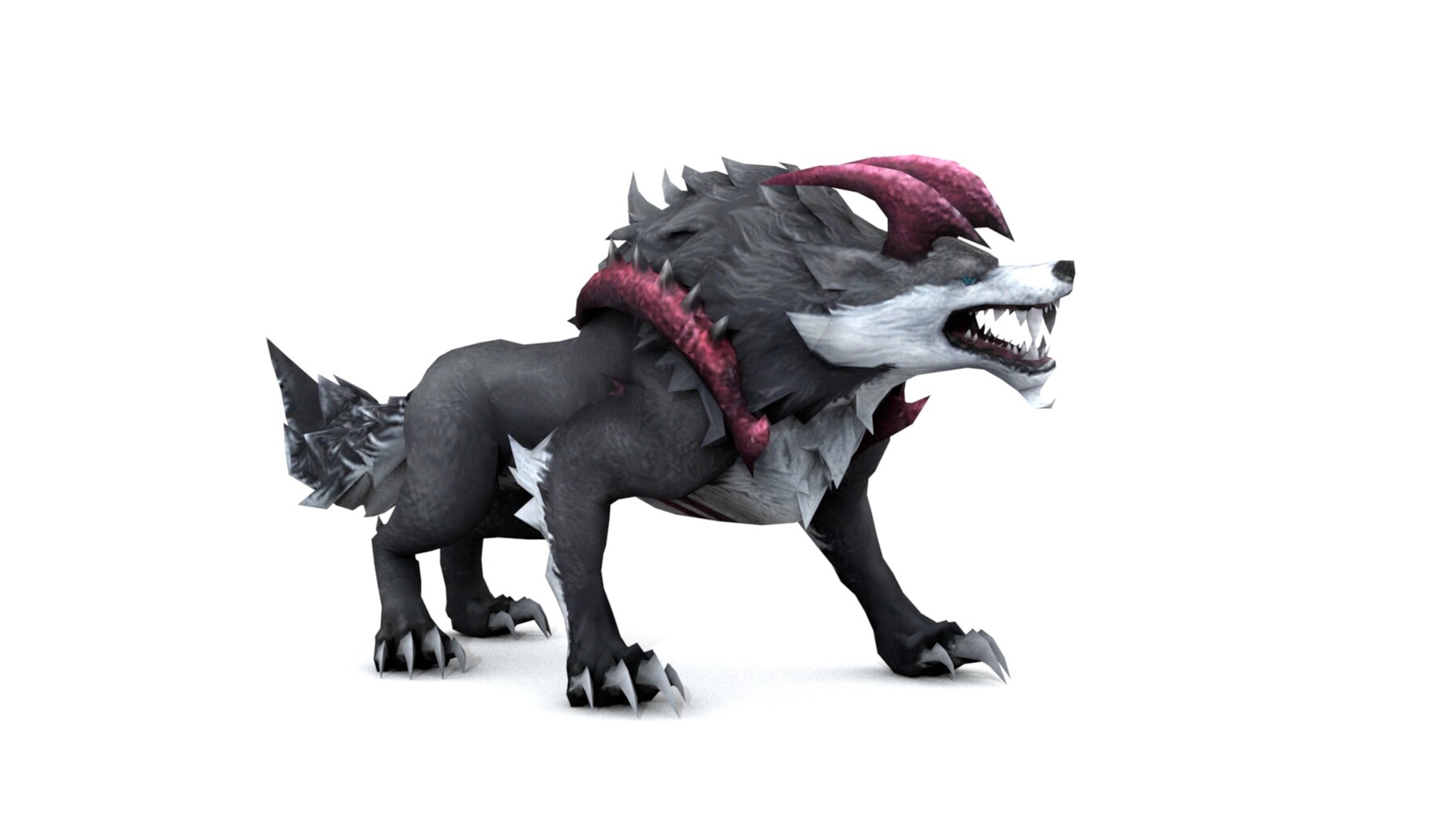 ArtStation - Grey wolf rigged and animated and polar light 3D model ...