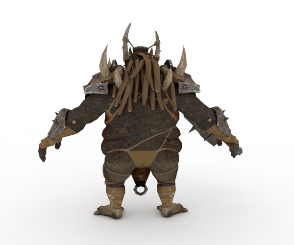 ArtStation - Ogre creature | Game Assets