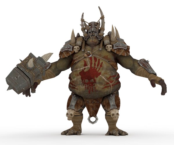 ArtStation - Ogre creature | Game Assets