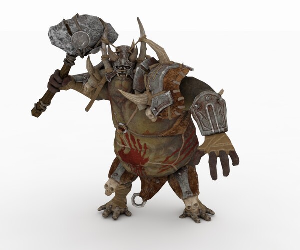 ArtStation - Ogre creature | Game Assets