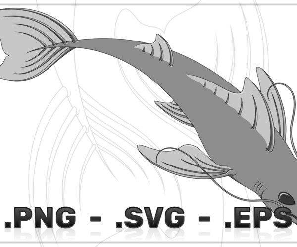 ArtStation - Mustache Fish Vector Design | Artworks