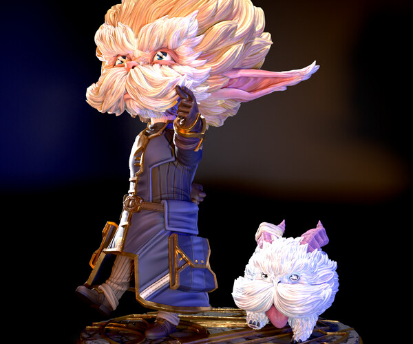ArtStation - League of Legend - Arcane Fanart - Heimerdinger and his ...
