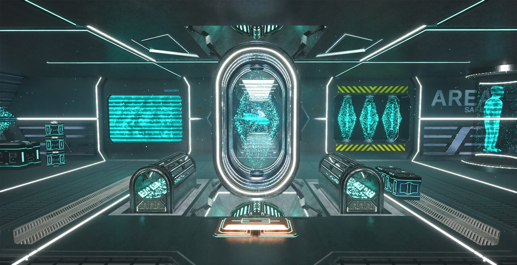 ArtStation - Spaceship Interior - Level Design | Game Assets