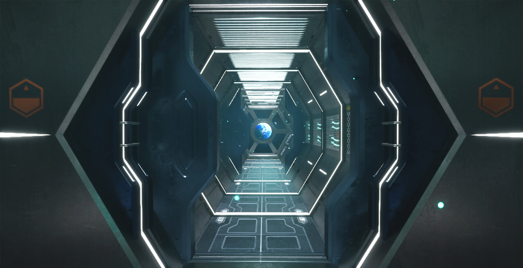 ArtStation - Spaceship Interior - Level Design | Game Assets