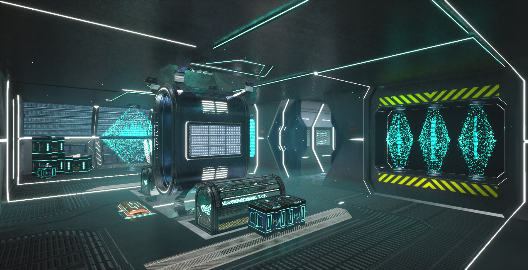 Hakan ER - Spaceship Interior - Level Design