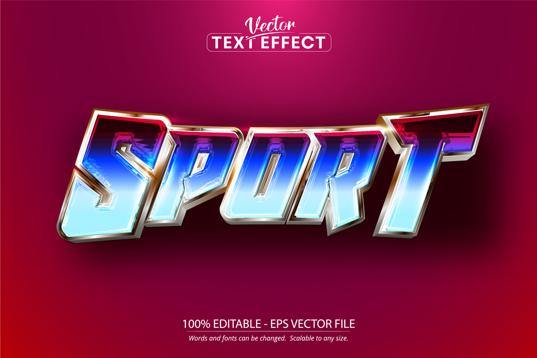 ArtStation - Sport text effect, editable Sport and team text style ...