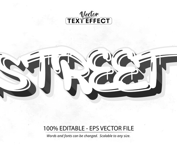 ArtStation - Street text effect, editable graffiti text style | Artworks