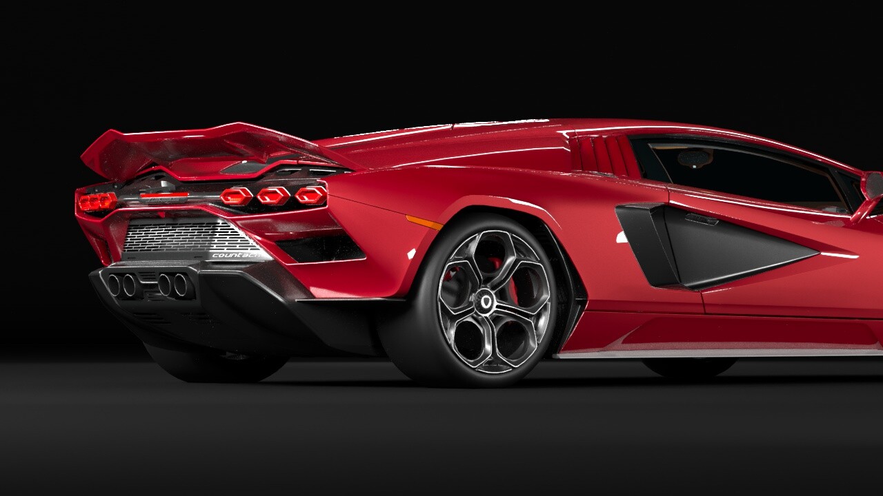 ArtStation - Lamborghini Countach LP 800-4 || 2022 | Resources
