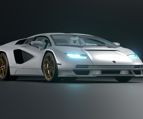 ArtStation - Lamborghini Countach LP 800-4 || 2022 | Resources