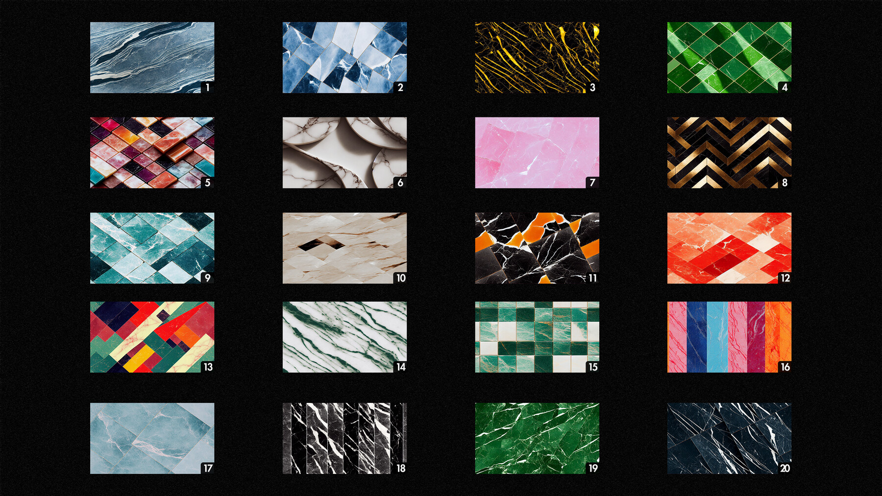 ArtStation - Marble Textures VOL.o1 // Generated Overlay Texture ...