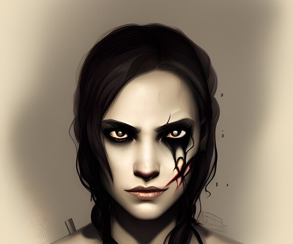 ArtStation - Scarred face | Artworks