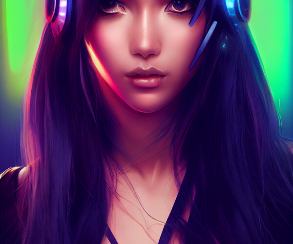 ArtStation - Cyberpunk princess | Artworks